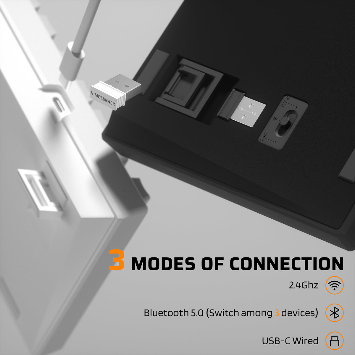 LTC NB831 Wireless 75% Triple Mode Hot Swappable Mechanical Keyboard ...